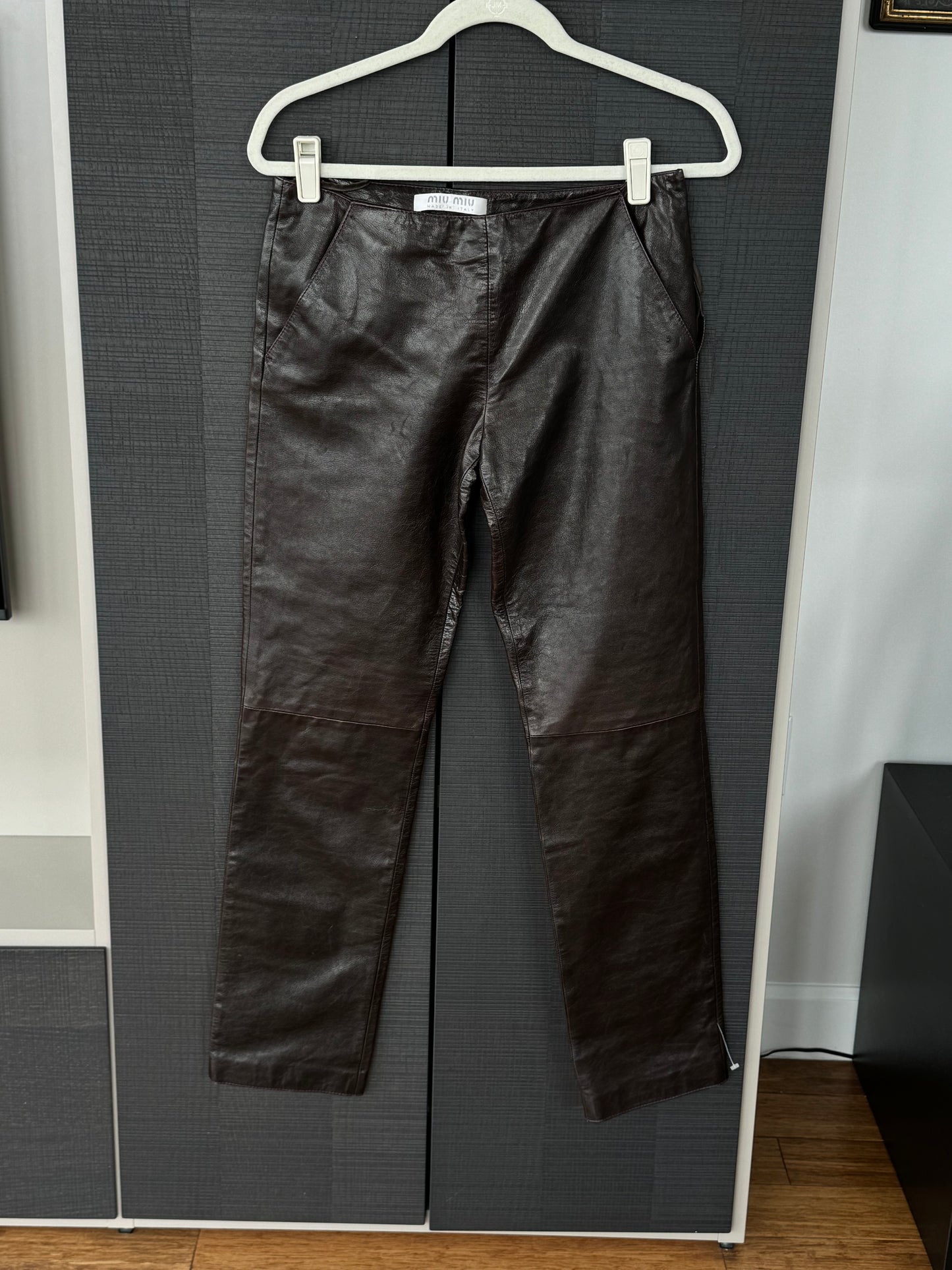 Miu Miu 2000's Low Waist Leather – Source of Sweet Miu Miu 2000's Low Waist Leather – Source of Sweet
